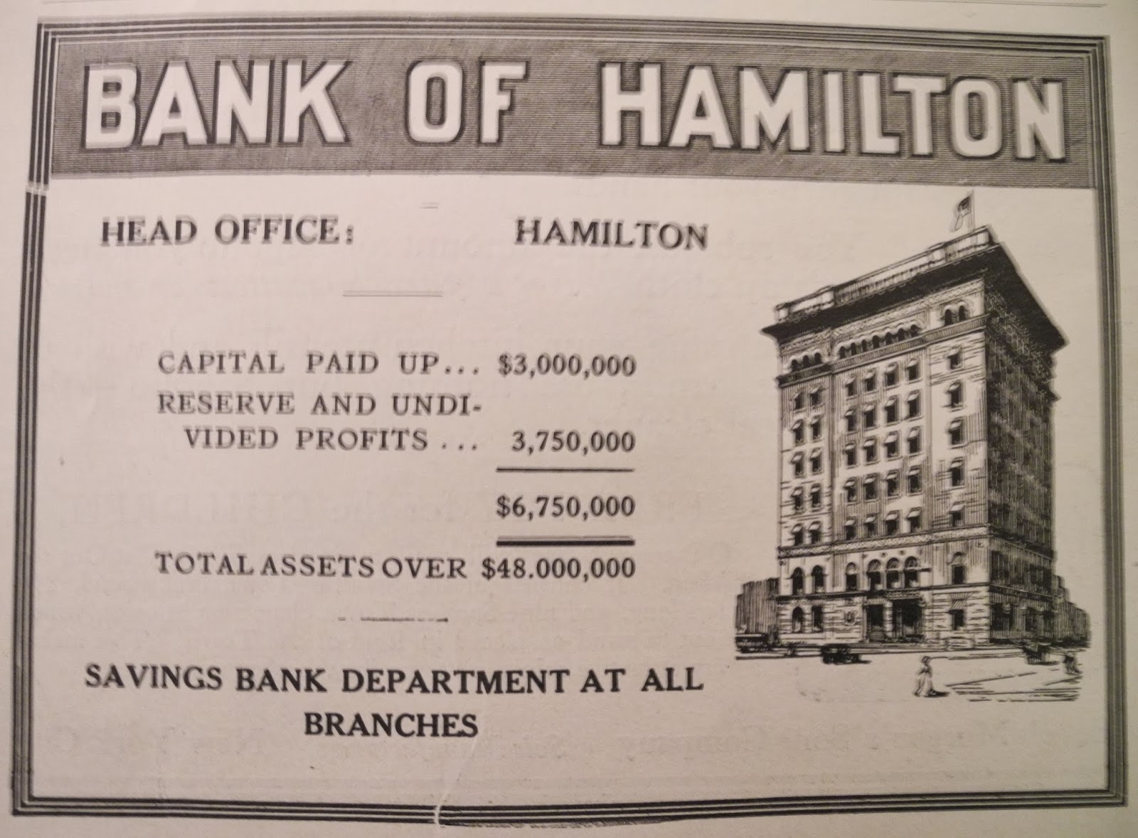 Pioneer & Vintage Advertisements: Bank and Insurance