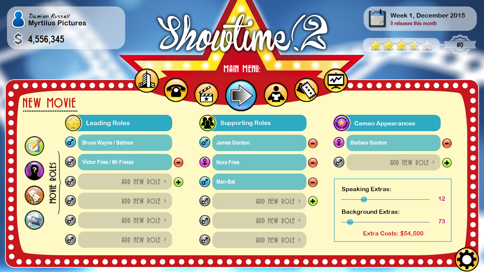 Showtime! 2 Devblog: July 2015