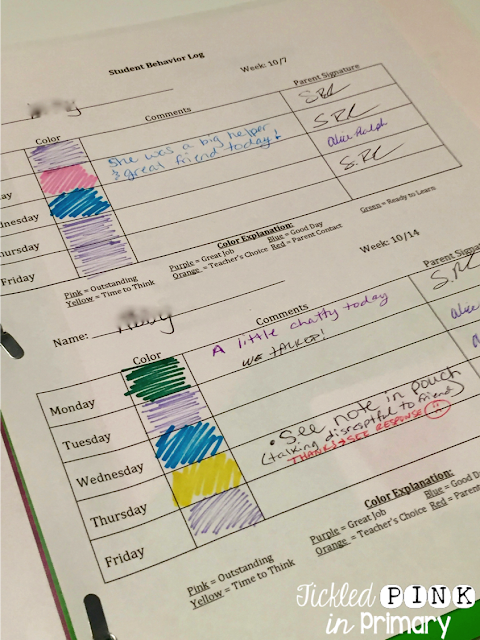 The Elementary Entourage: Positive Parent Communication {w/Tickled Pink ...