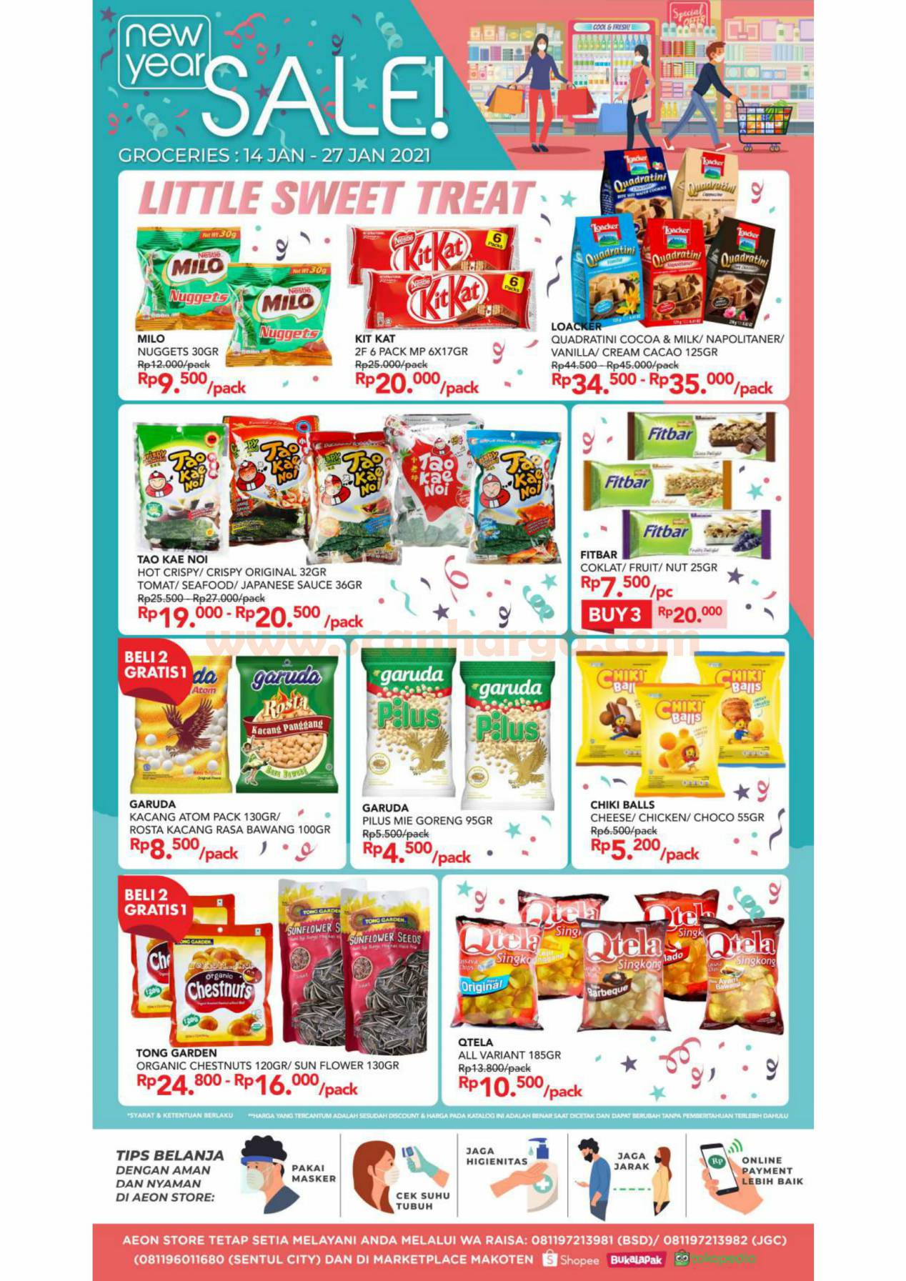 Katalog Promo AEON Store Periode 14 - 27 Januari 2021 | scanharga