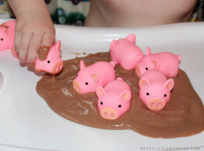 Edible Mud Sensory Play - Messy Little Monster