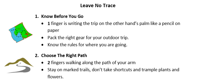 Nature Explorer: Leave No Trace with hand gestures