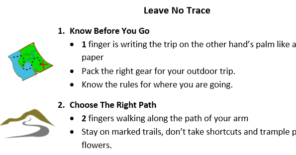 Nature Explorer: Leave No Trace with hand gestures