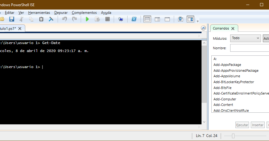 Programación En Internet 0801 Introducción A Powershell Comandos