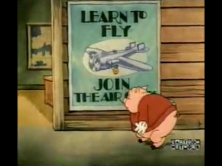 Looney Tunes/Merrie Melodies FULL DATABASE: 129. Plane Dippy (1936,Avery)