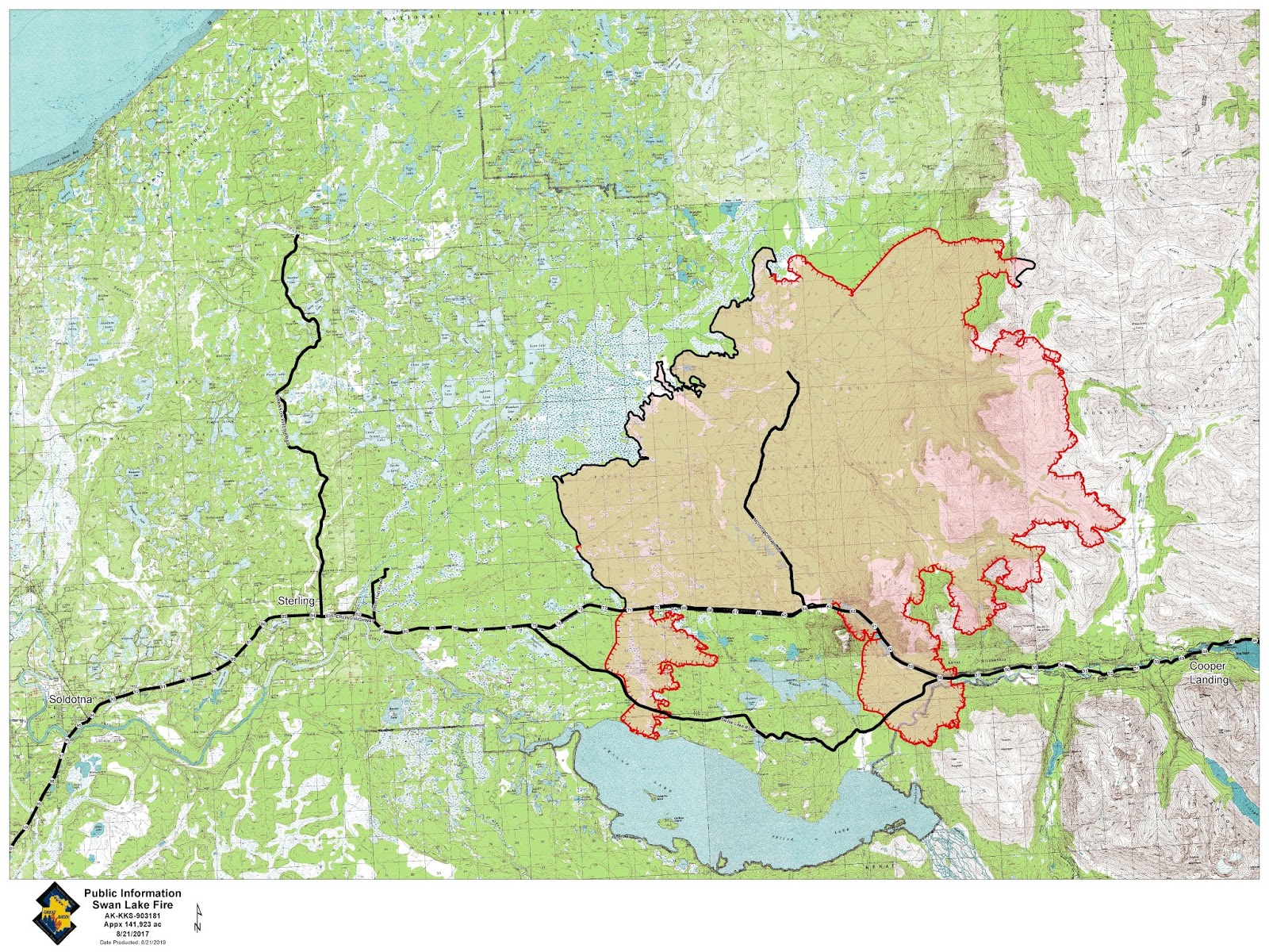 KPB Joint Information Center: 8/21/19 10:25 am NEW Swan Lake Fire ...