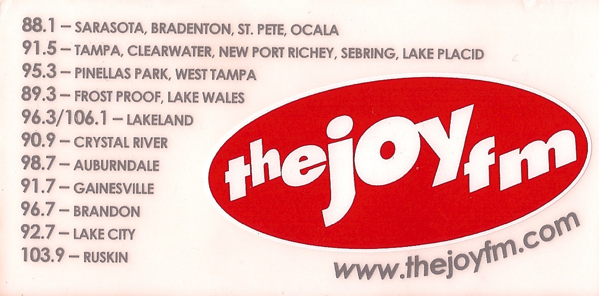 Radio Sticker of the Day: WJIS / The Joy FM Network