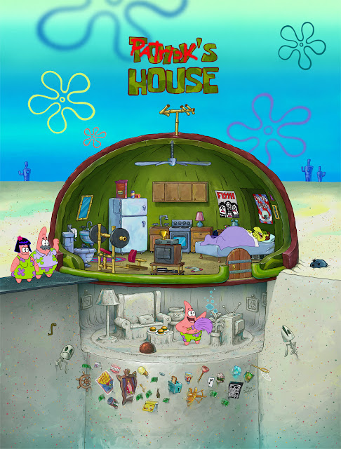 NickALive!: What Patrick Star's House Should Really Look Like in ...