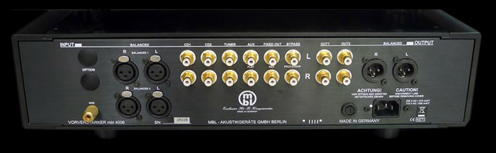 stereonomono - audio Hi Fi Compendium - 14 years on-line: MBL 4006 pre ...