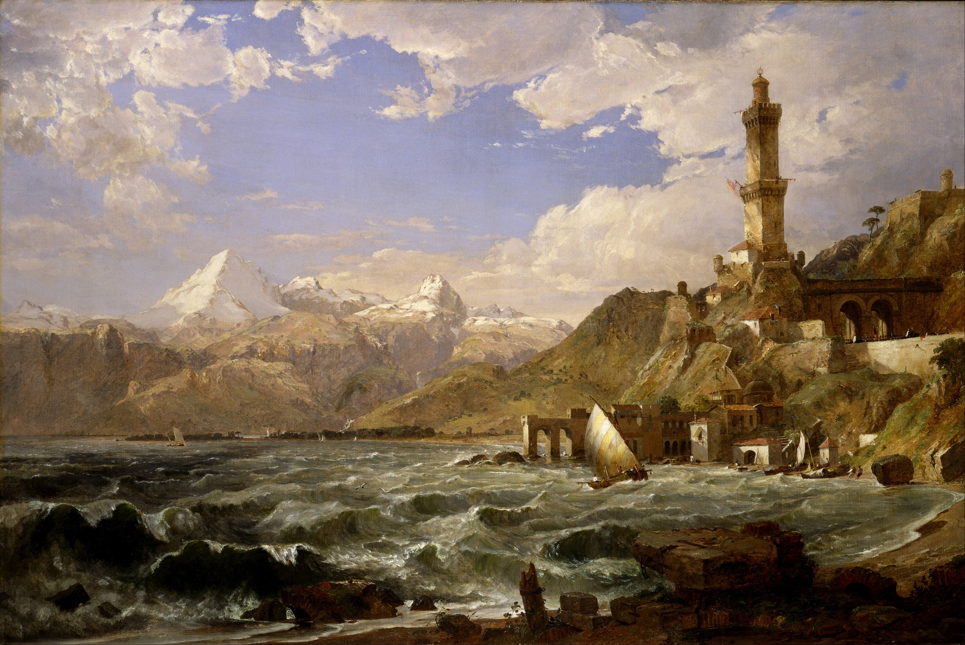 Jasper Francis Cropsey | Hudson River School painter | Tutt'Art ...