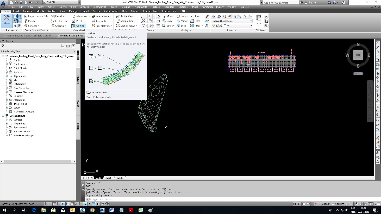 Linux , Java, DimCon & Surveyor Activities: Autocad Civil 3D - Design ...