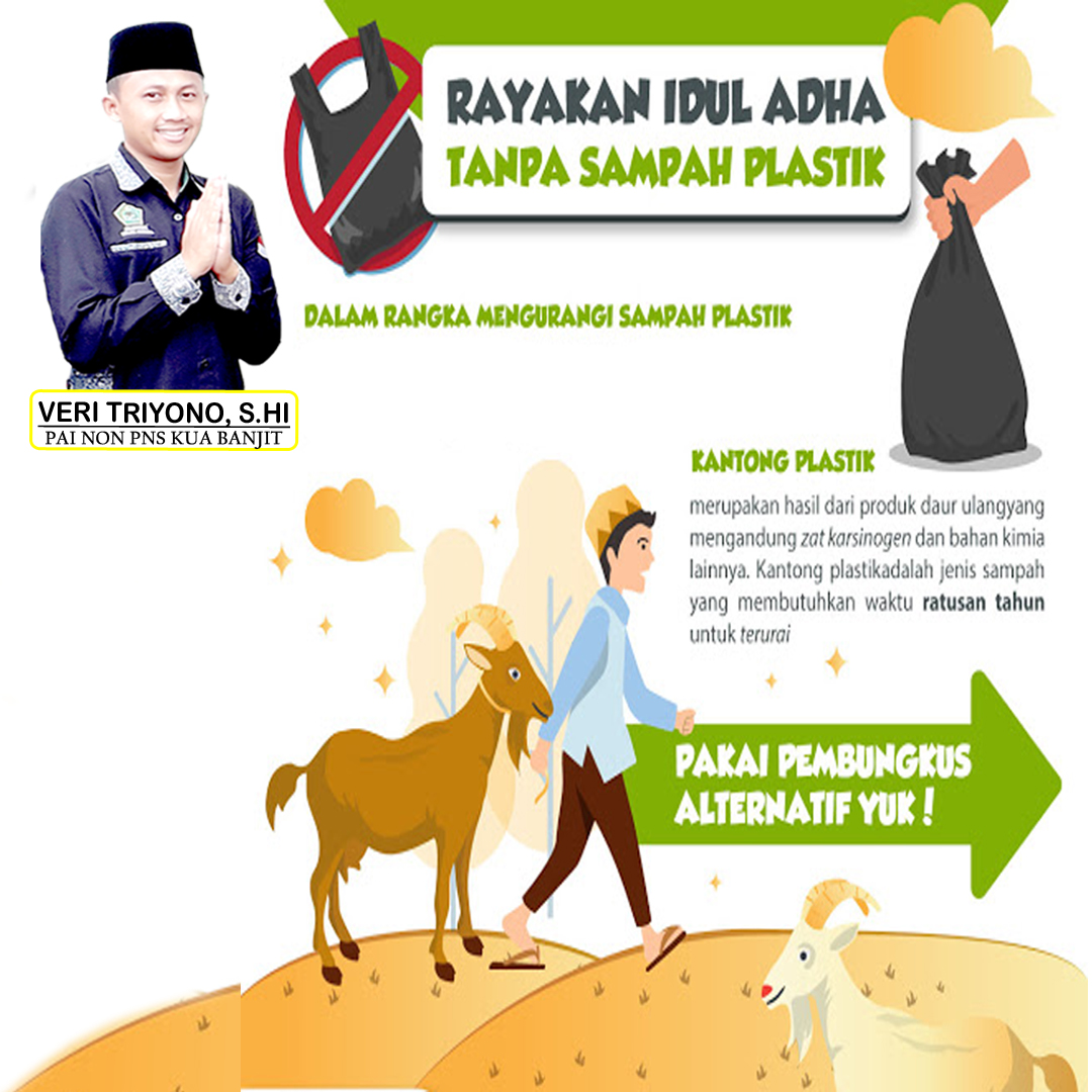 RAYAKAN IDUL ADHA TANPA SAMPAH PLASTIK