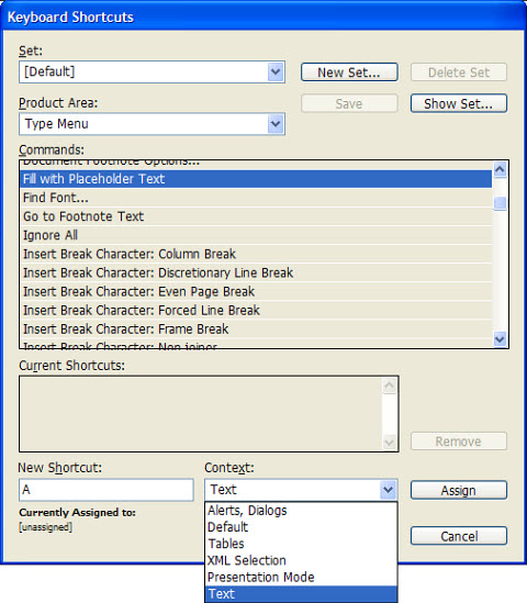 CROSS MEDIA: Advanced Keyboard Shortcuts in InDesign – Context Menu