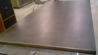 Aluminum antique finish - wisno wood furniture finishing