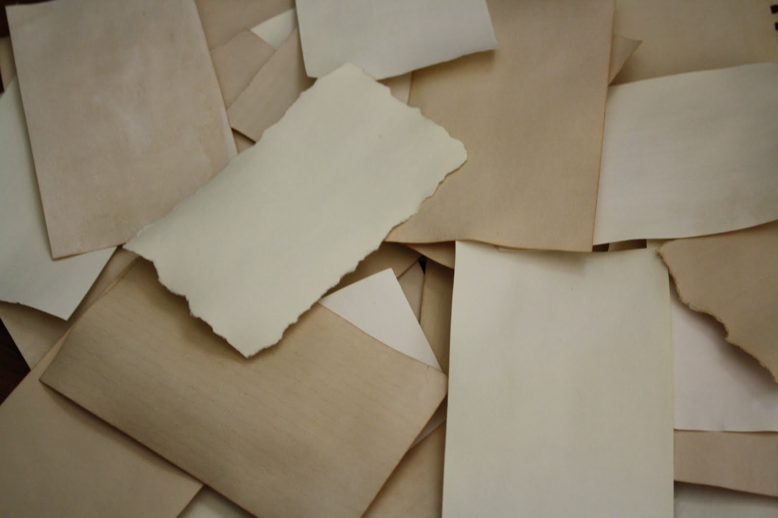 A Whimsy Willow: Tea-Dyeing: My paper smells so good!