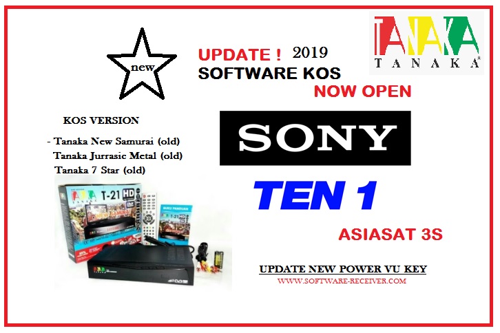 Software KOS New Upgrade - Open Sony Ten 1 HD - Software Receiver