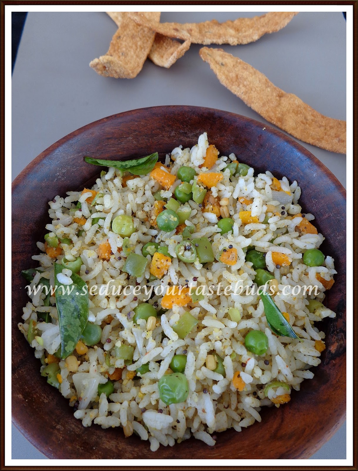 Simple Vegetable Rice Recipe - Seduce Your Tastebuds...