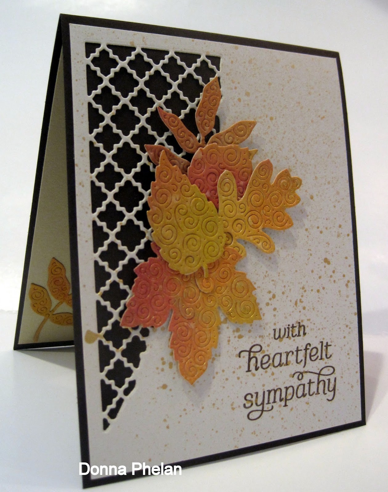 Crafting By The Beach: Fall Sympathy Card