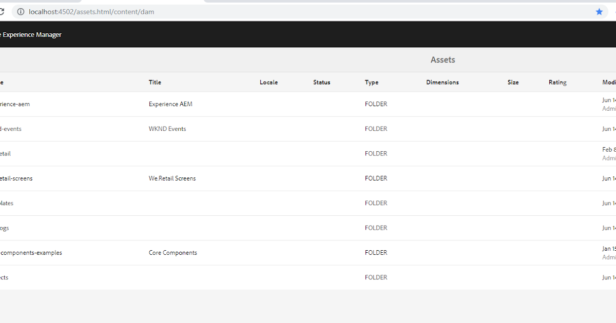 Experiencing Adobe Experience Manager (AEM, CQ): AEM 65 - Touch UI Assets Console Set Default to ...