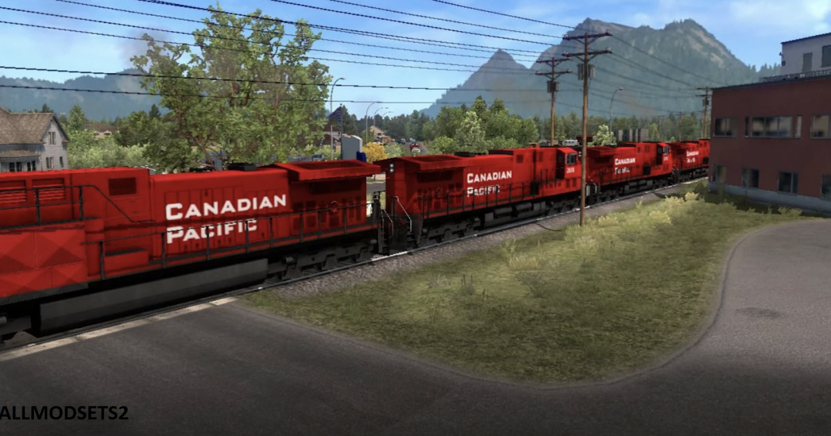 ATS V1.40 PROMODS CANADA ADDON V1.0.1 FOR IMPROVED TRAINS MOD V3.6