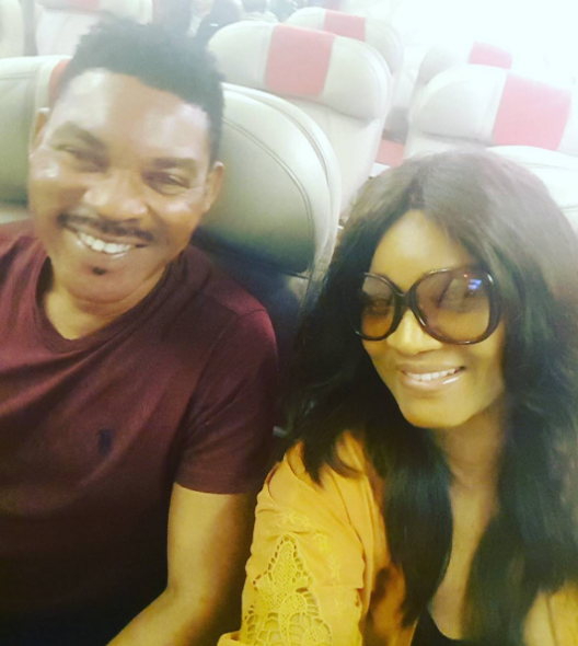 Photos of Omotola Jalade-Ekeinde and her husband in Casablanca, Morroco