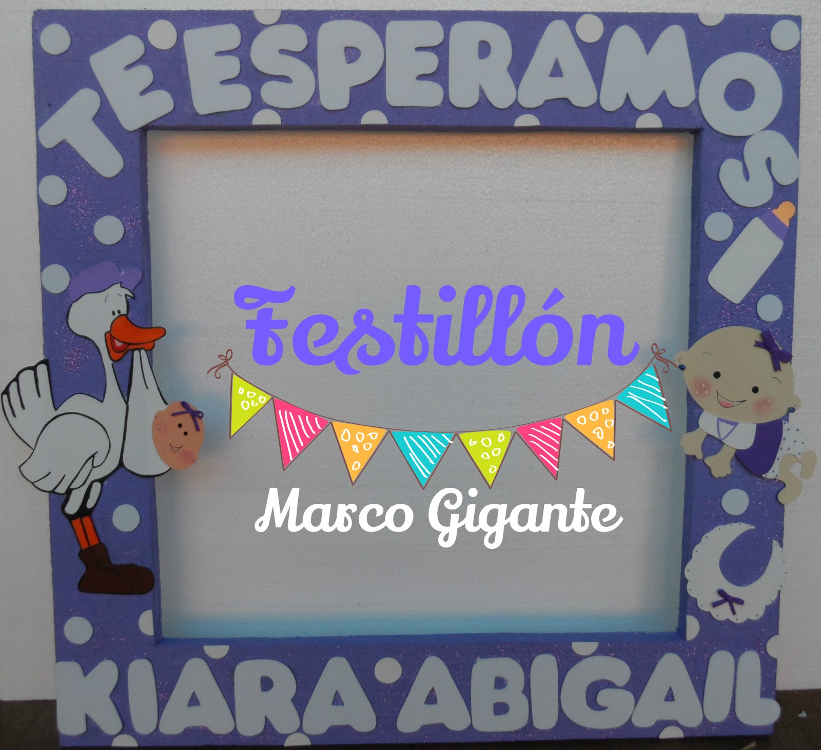 Marcos Gigantes para Baby Showers