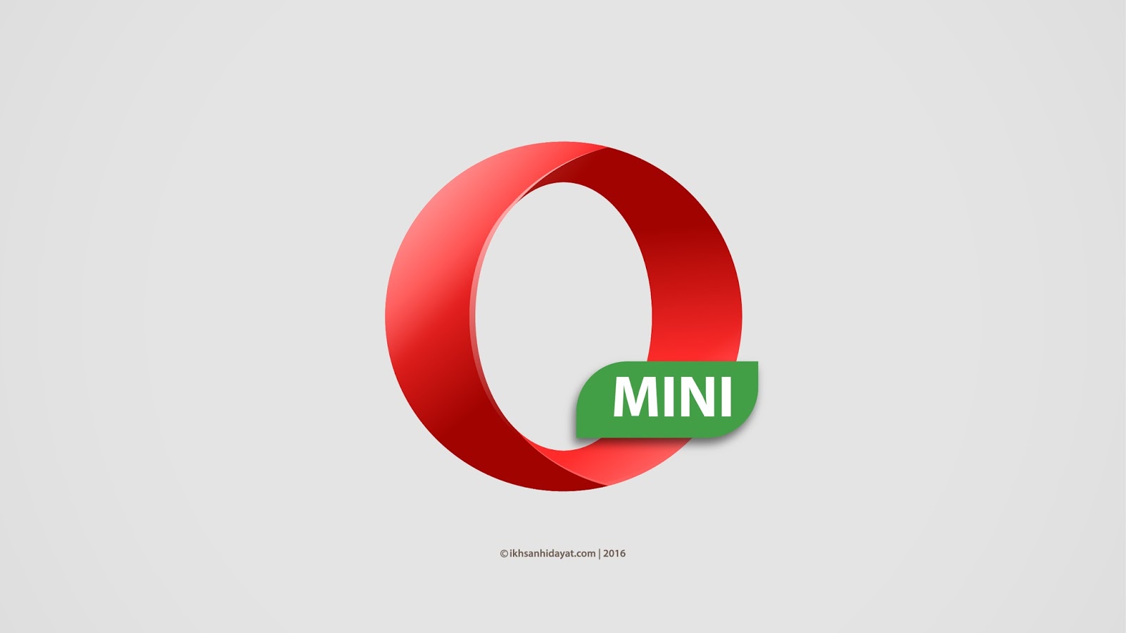How to Creat new Logo Opera Mini - Illustrator Tutorials | IKHSAN HIDAYAT