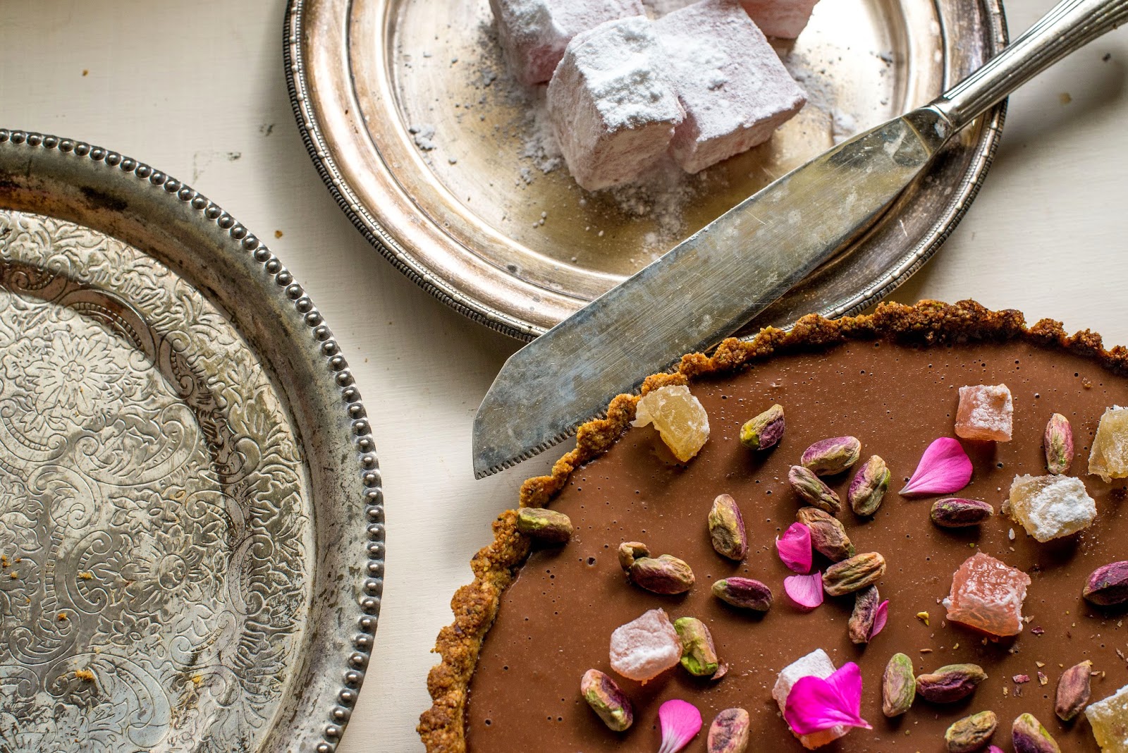 Vegan in Melbourne: Persian Chocolate mousse tart