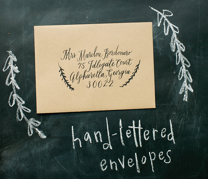 Hand Lettering Envelopes at Edna Mondragon blog