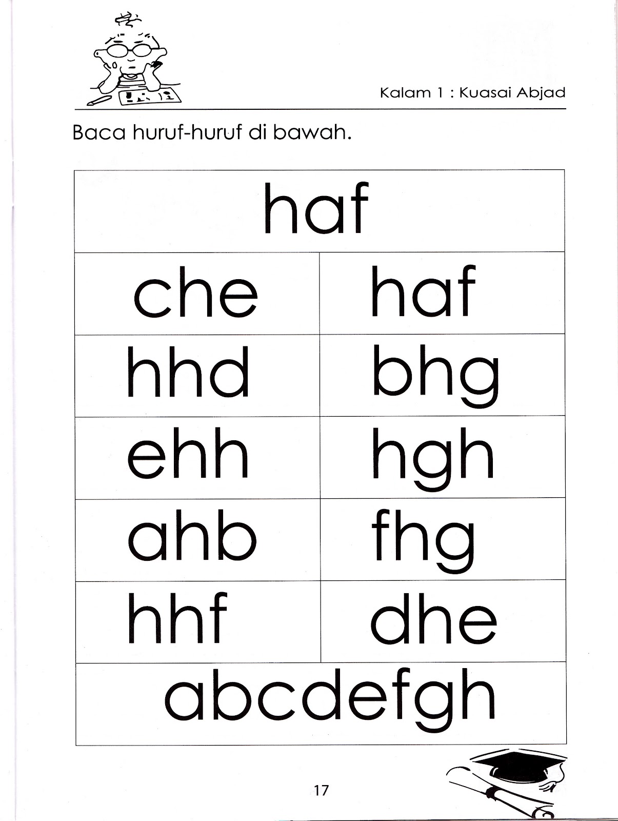 Senorok Membaca ABC: KALAM 1 ( Kuasai Abjad )