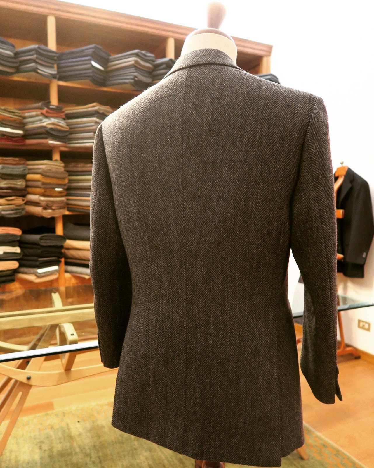 Gray Tweed Jacket ~ sartoria Corcos