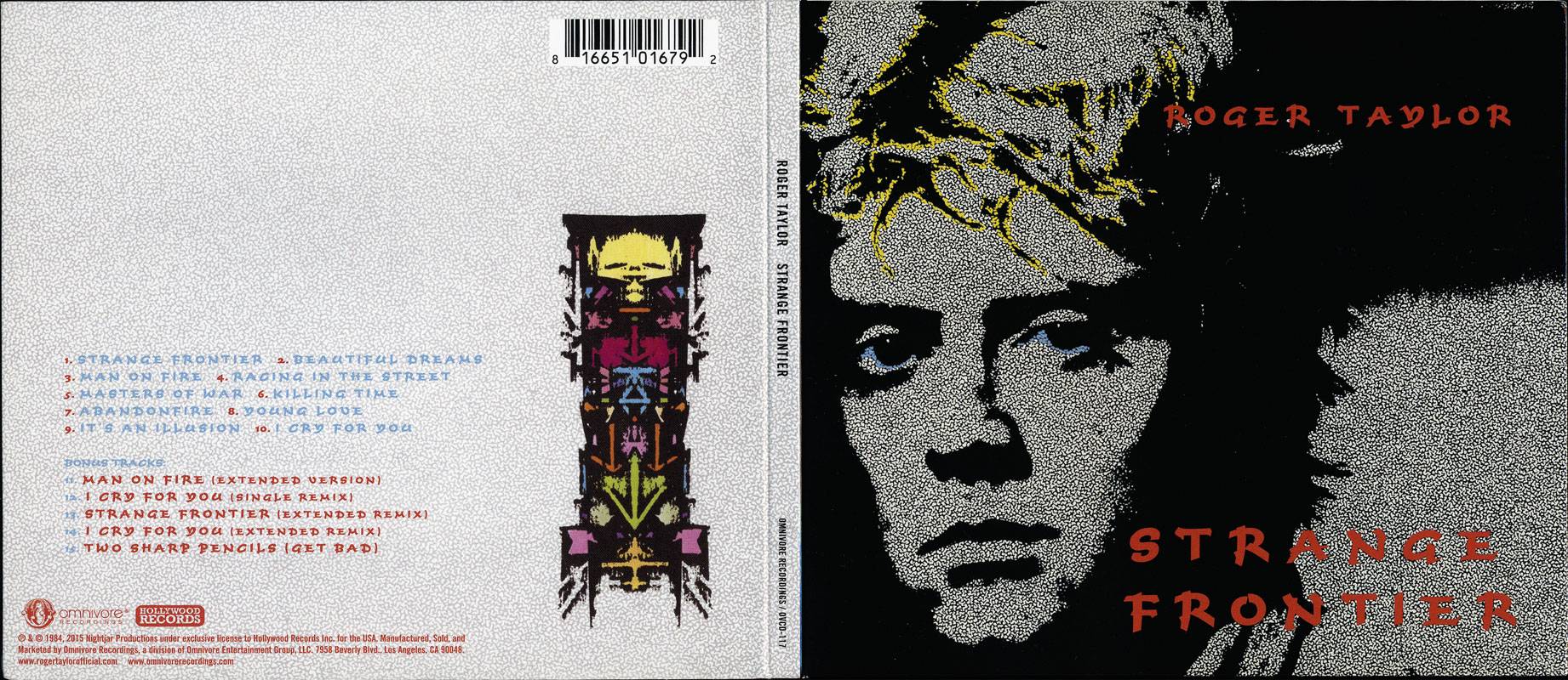 Classic Rock Covers Database: Roger Taylor - Strange Frontier (1984)