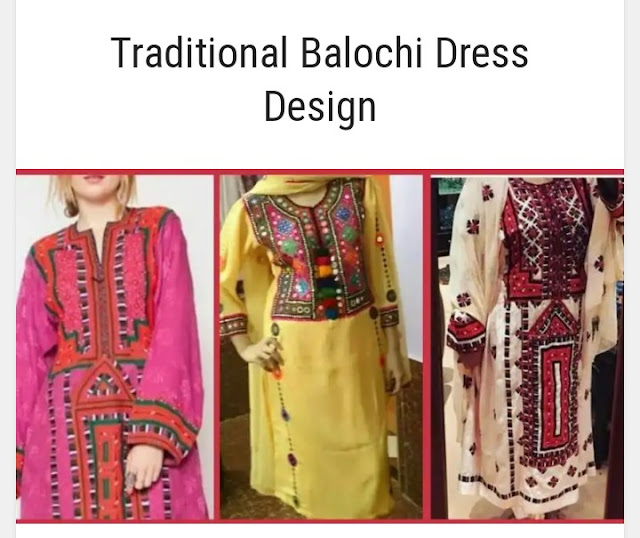 Balochi culture dress