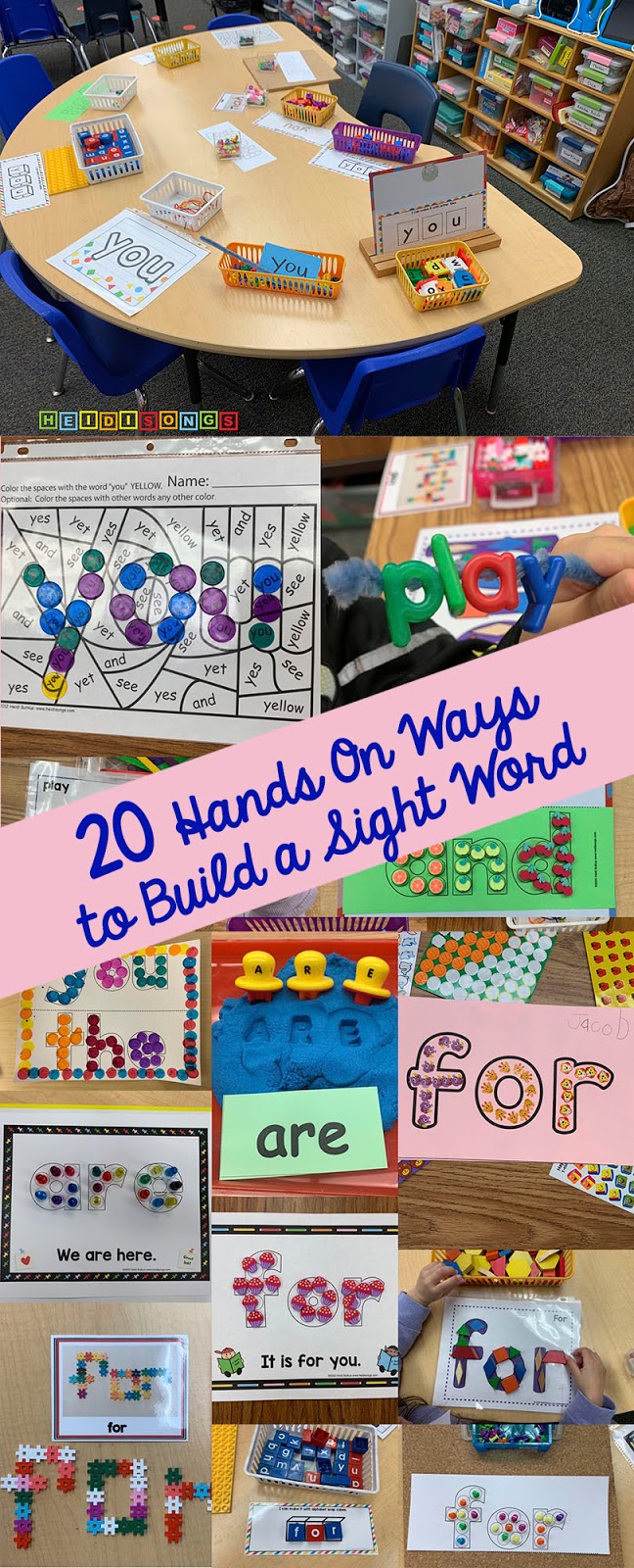 20 Hands-On Ways to Build a Sight Word, (And Research to Back it Up!)