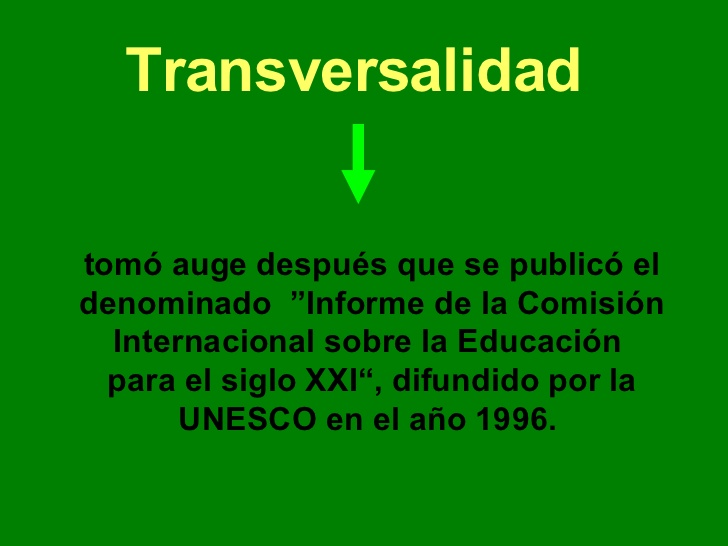 Transversalidad Educativa
