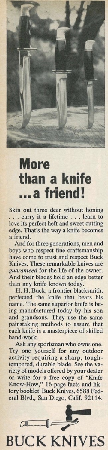 Vintage Outdoors: Old Vintage Knife Ads From Magazines