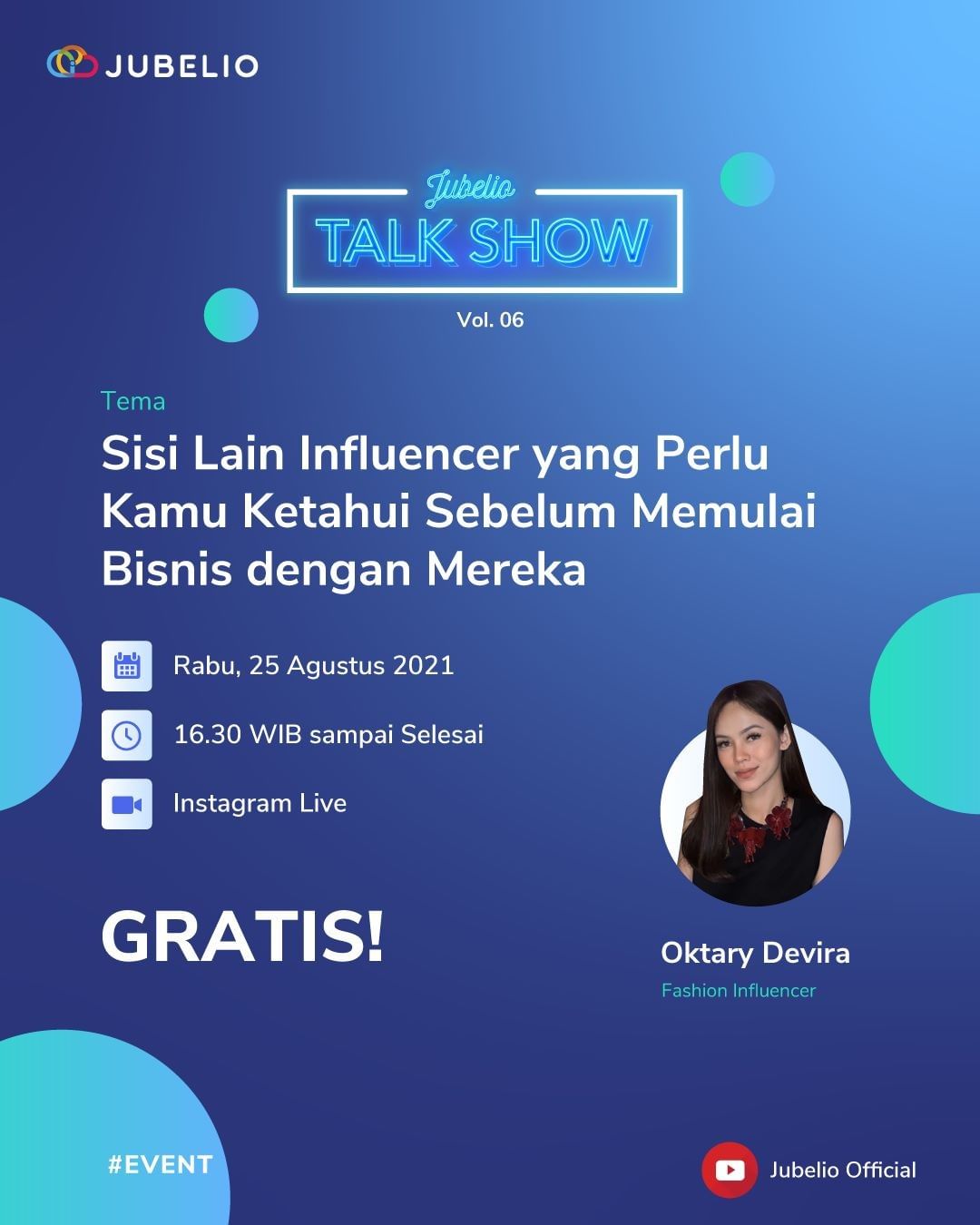 Talk Show Sisi Lain Influenser yang Perlu Kamu Ketahui Sebelum Memulai ...