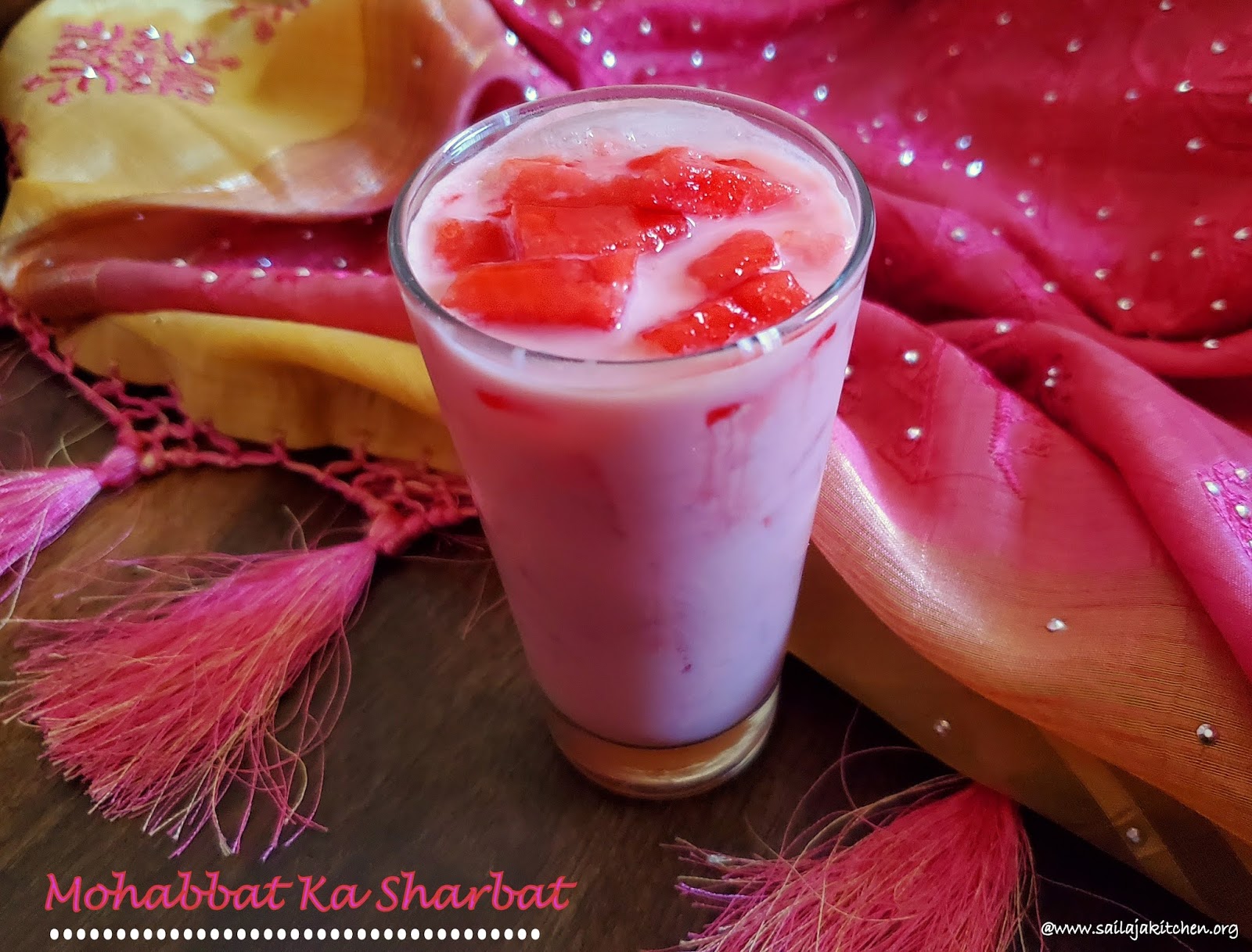 Sailaja Kitchen...A site for all food lovers!: Mohabbat Ka Sharbat ...