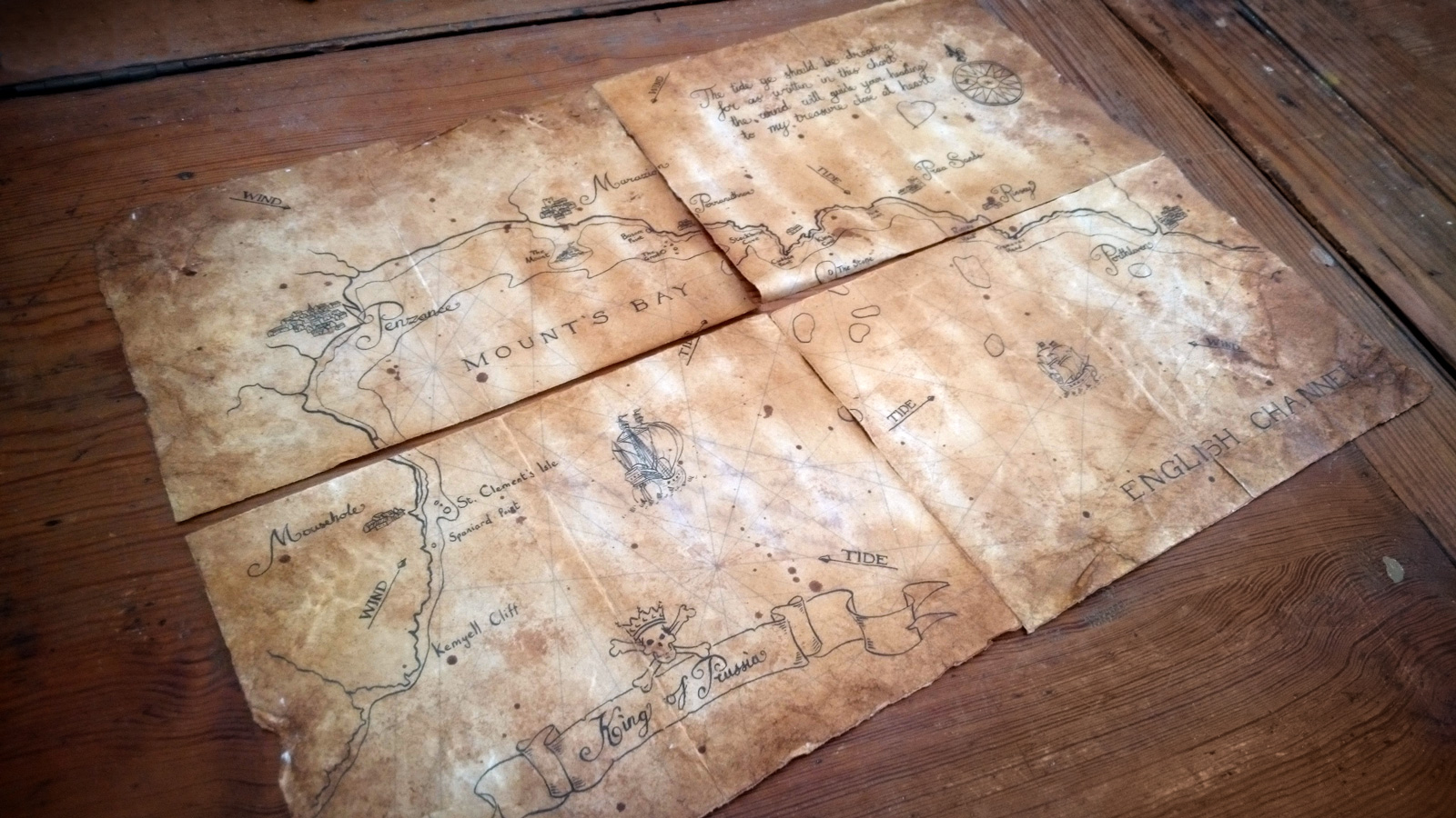 10 Digits: Creating a pirate treasure map...