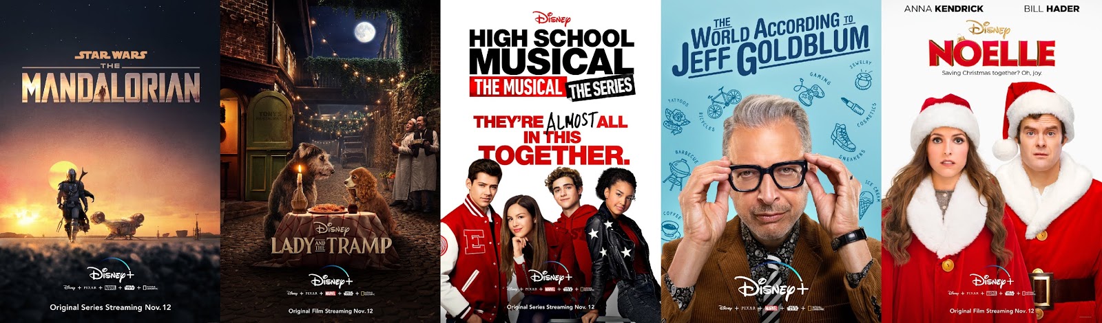 New Posters Revealed for Disney+ Original Content