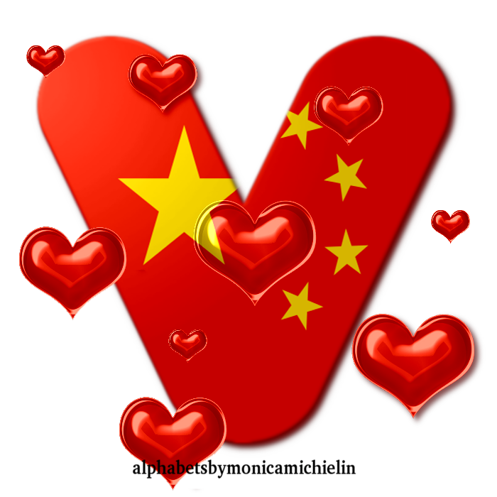 M. Michielin Alphabets: ALPHABET FLAG OF CHINA AND ICONS PNG ...