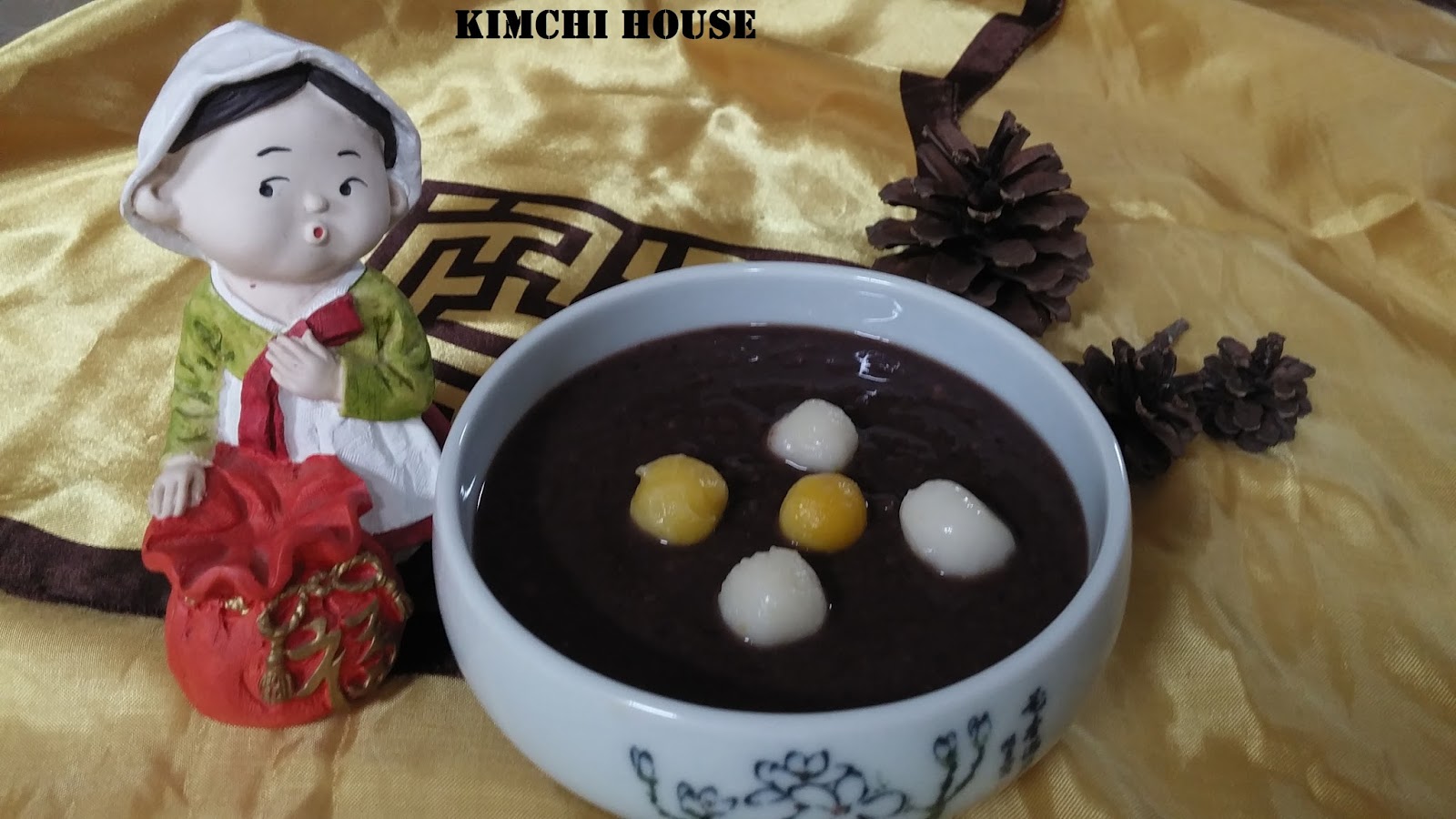 Kimchi House: 단팥죽 /（红豆羹/粥）/Red Bean Puree/ " Patjook"