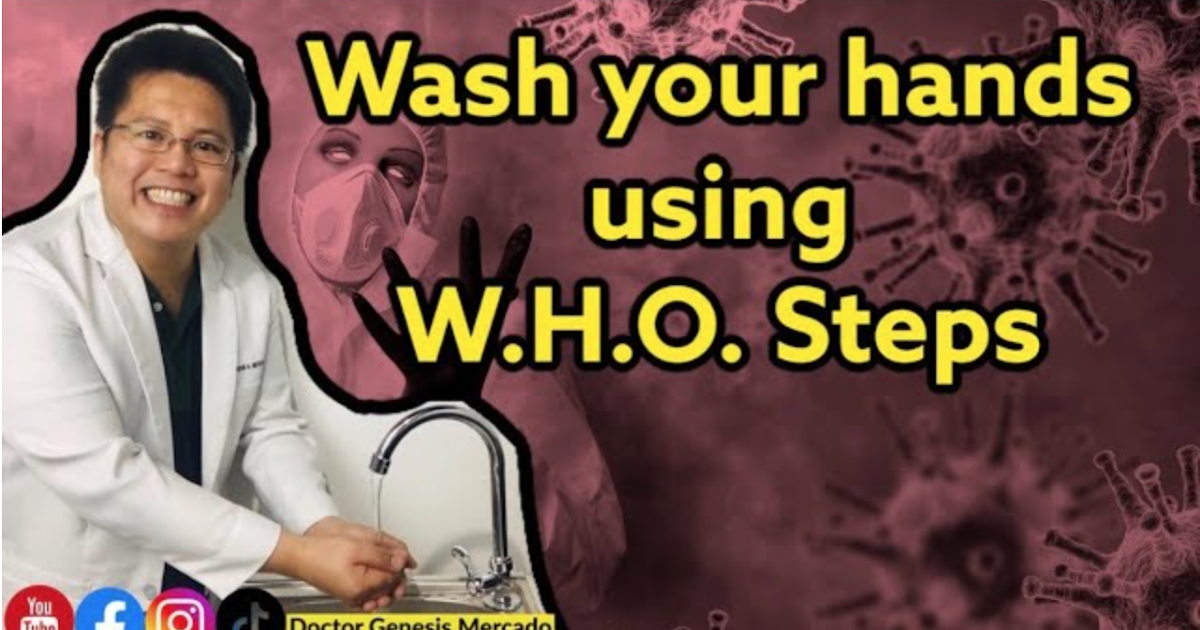 Simple Steps of Effective Handwashing (WHO Guidelines Step 0 to 11 ...