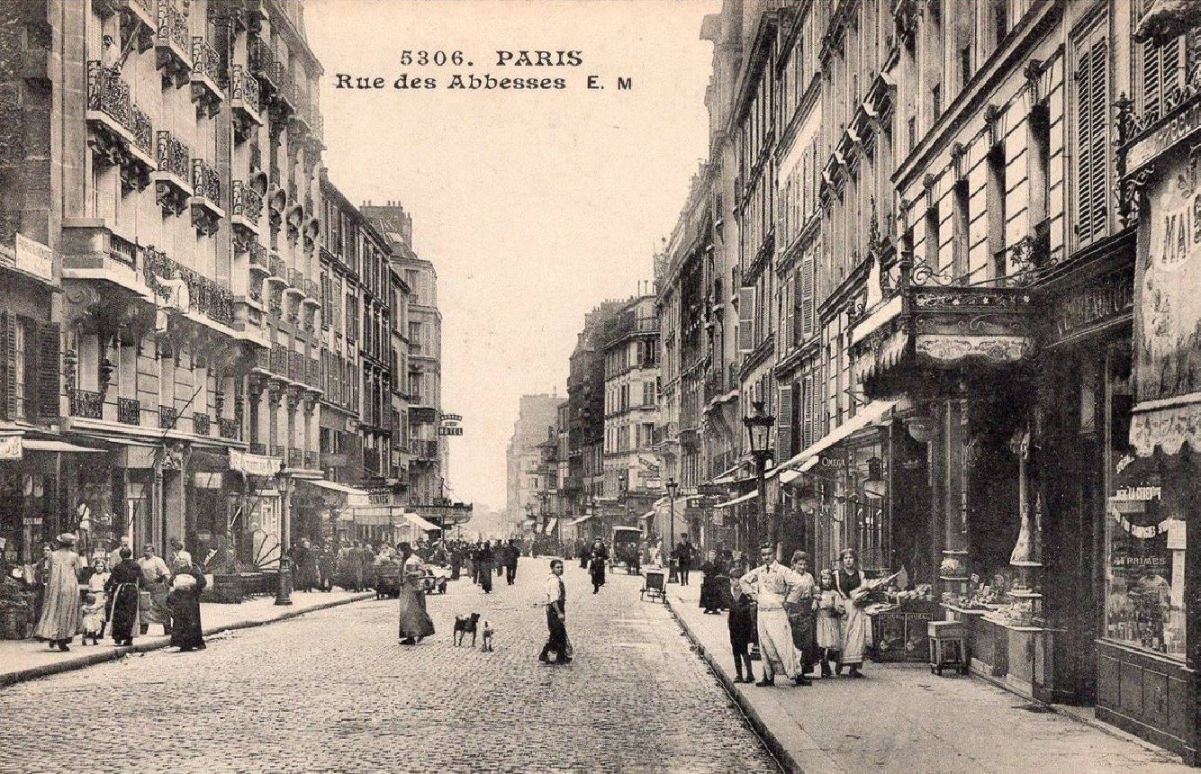 Paris-bise-art : Rue Lepic - rue des abbesses