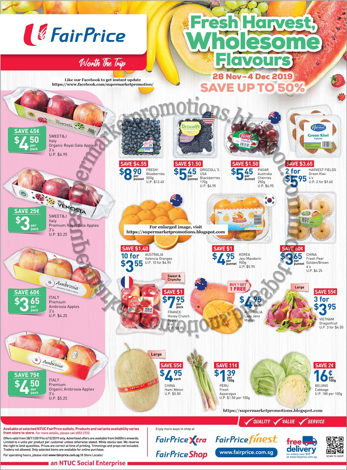 NTUC FairPrice Fresh Harvest Promotion 28 November - 04 December 2019 ...