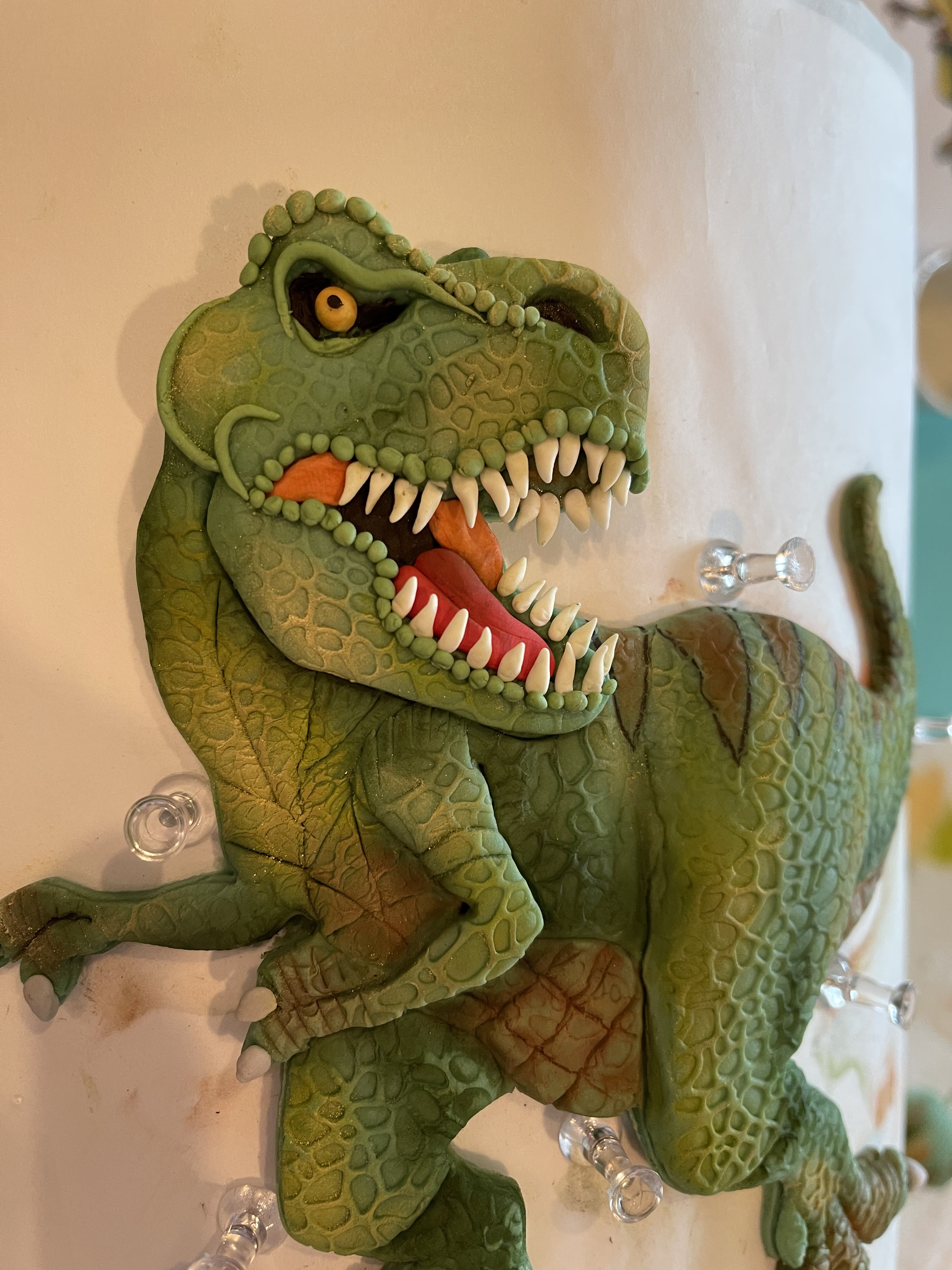 The Bake More: Toothy T-Rex Dinosaur Cake