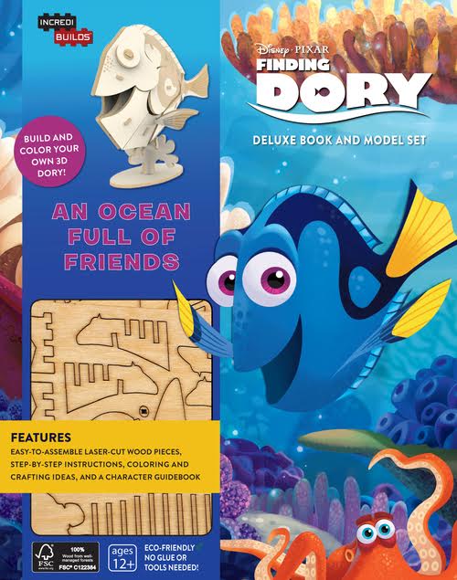 Susan's Disney Family: IncrediBuilds: Finding Dory 3D Wood Model a fun ...