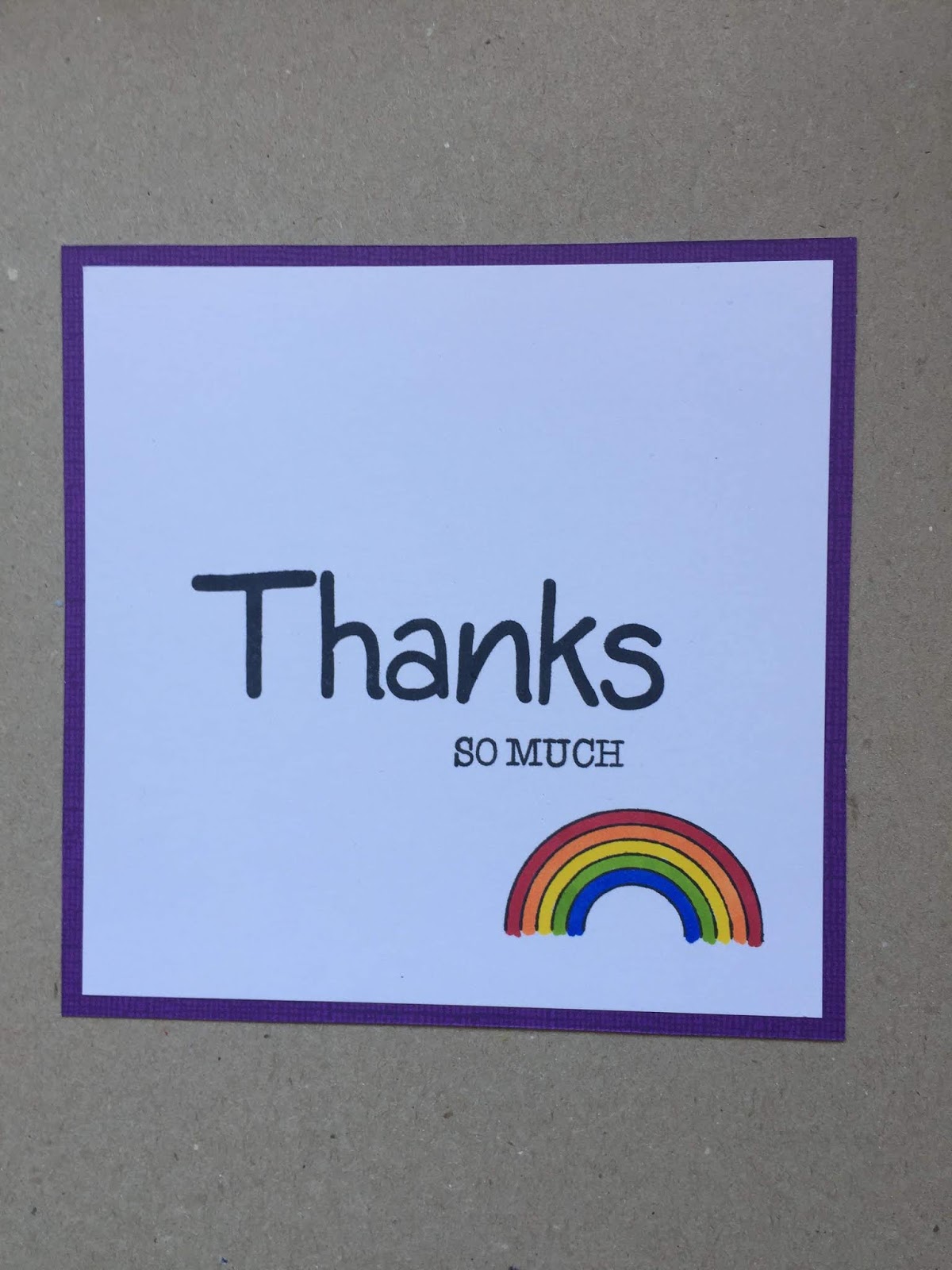 Cotswold Crafter: Your Thank You Challenge cards