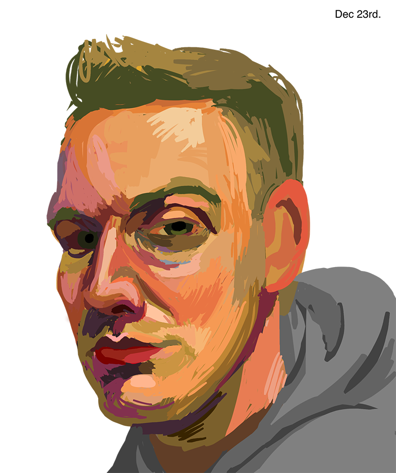 Kingsleys Blog: Digital Painting Self Portraits