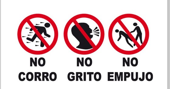 Sabersinfin.com.mx: “No corro, no grito, no empujo”